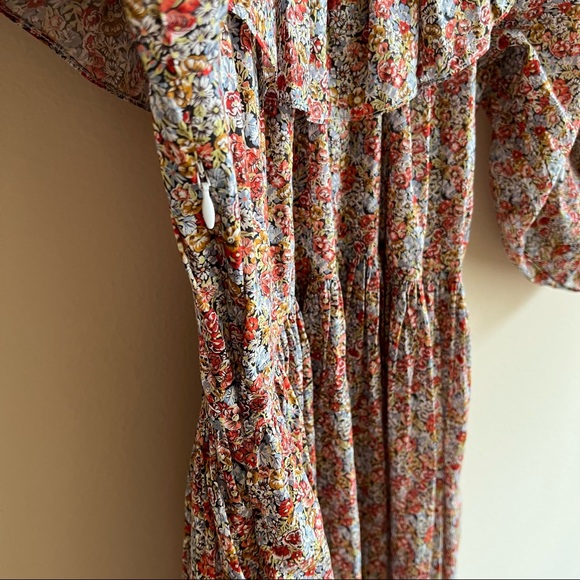 Doen | Dresses | Doen Darcy Dress Red Liberty Chive | Poshmark